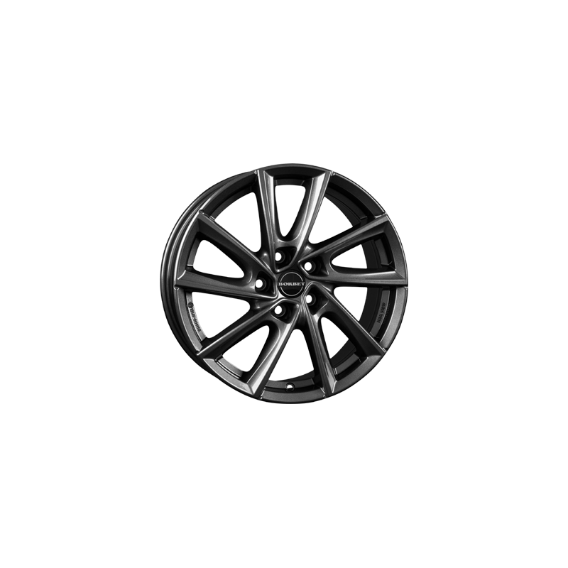 Jante aluminium Borbet VT, 7,5x17 ET52 5x112 66,6, mistral anthracite ...