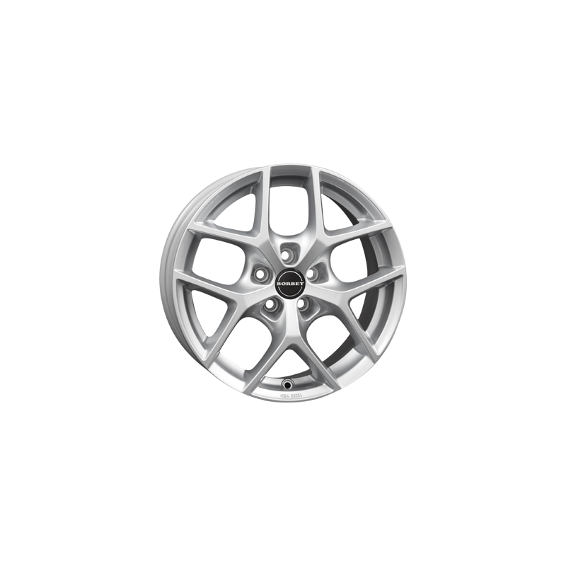 Jante aluminium Borbet Y, 7x16 ET38 5x100 57,1, crystal silver Jante aluminium Borbet Y, 7x16 ET38 5x100 57,1, crystal silver