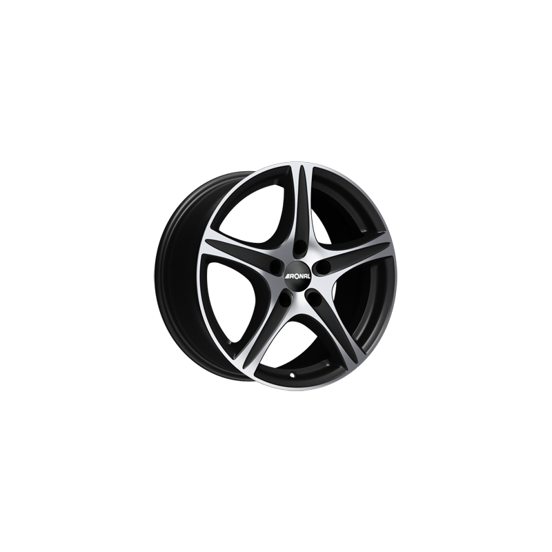 Jante aluminium Ronal R56, 7x17 ET50 5x114,3 67,1, mattschwarz-frontkopiert